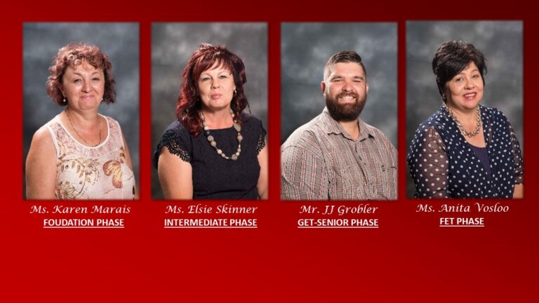 HEADS OF PHASE – ACADEMY FOR CHRISTIAN EDUCATION